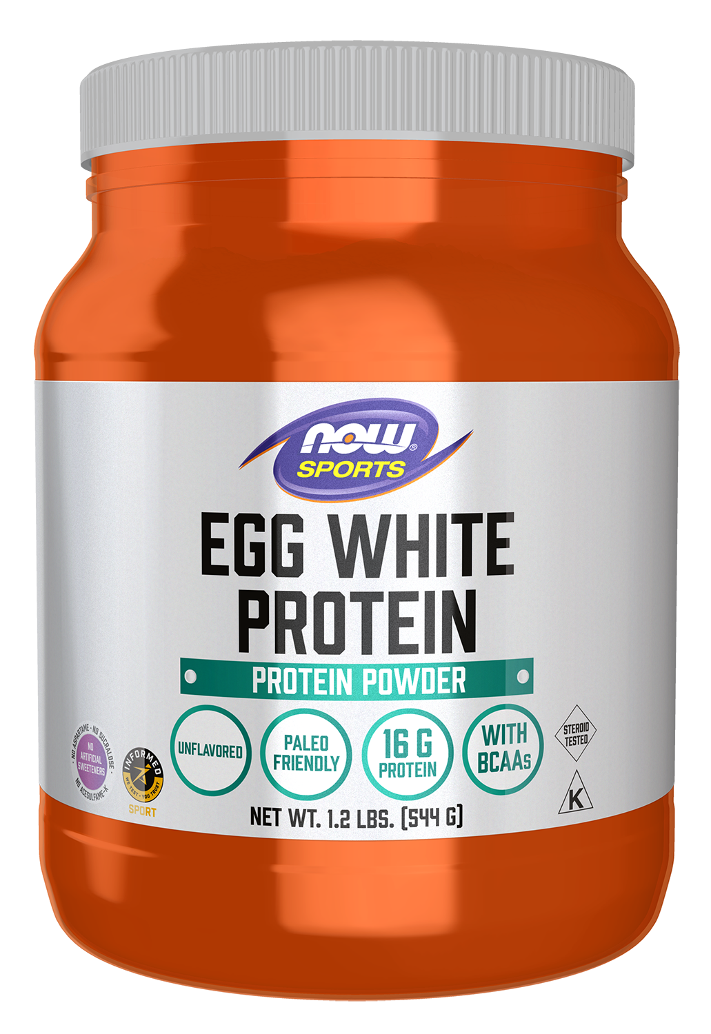 Egg White Protein Powder | Creamy Chocolate | NOW