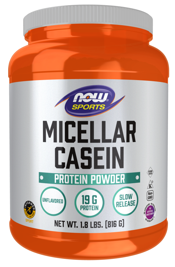 Unflavored Casein Powder | Micellar Casein | NOW Foods