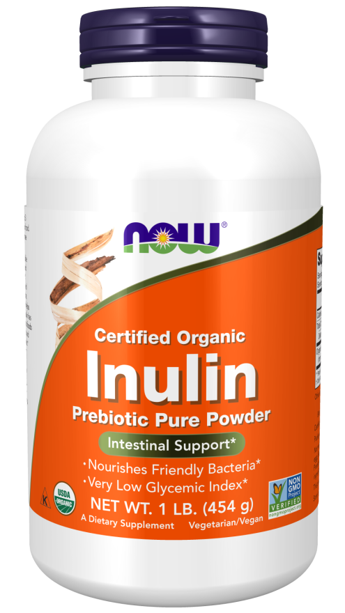 Inulin Powder | Shop Prebiotic Powder | NOW Supplements