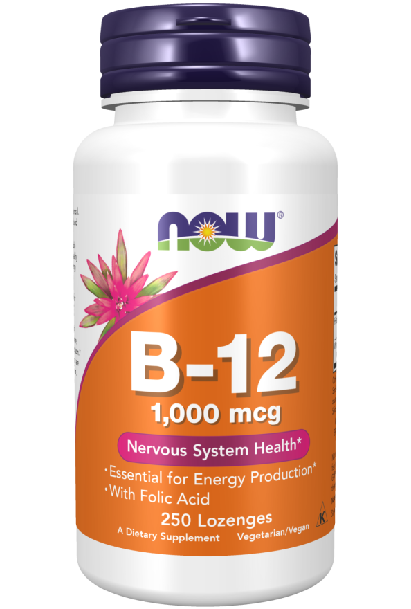 B-12 Lozenges | NOW B-12 Chewables | NOW Foods Supplements