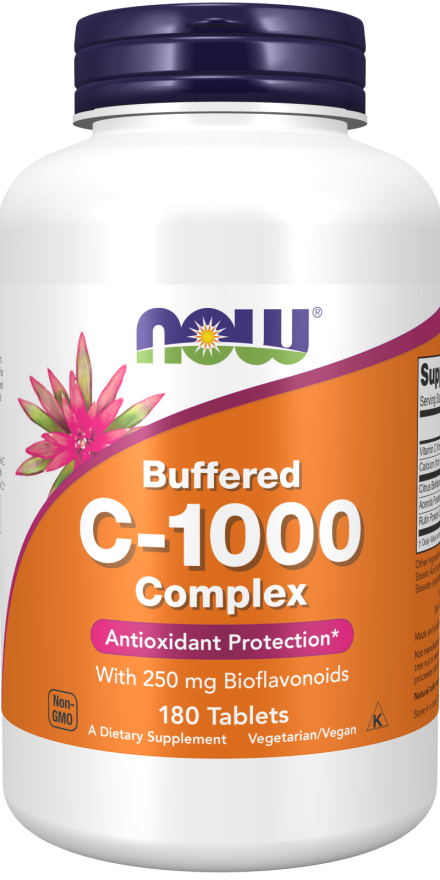 Vitamin C 1000 | Natural Buffered Tablets | NOW Supplements