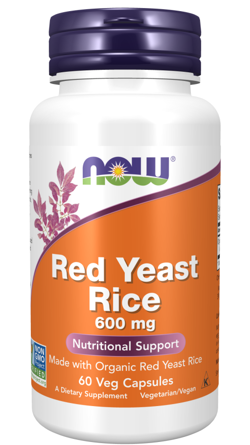 NOW Red Yeast Rice | Shop 600mg Tablets | NOW Foods