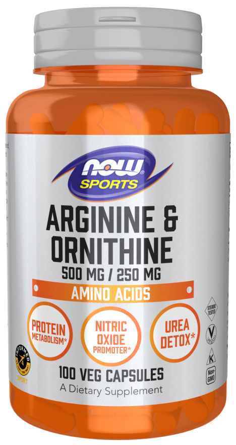 Arginine Ornithine | Amino Acid Supplement | NOW Supplements
