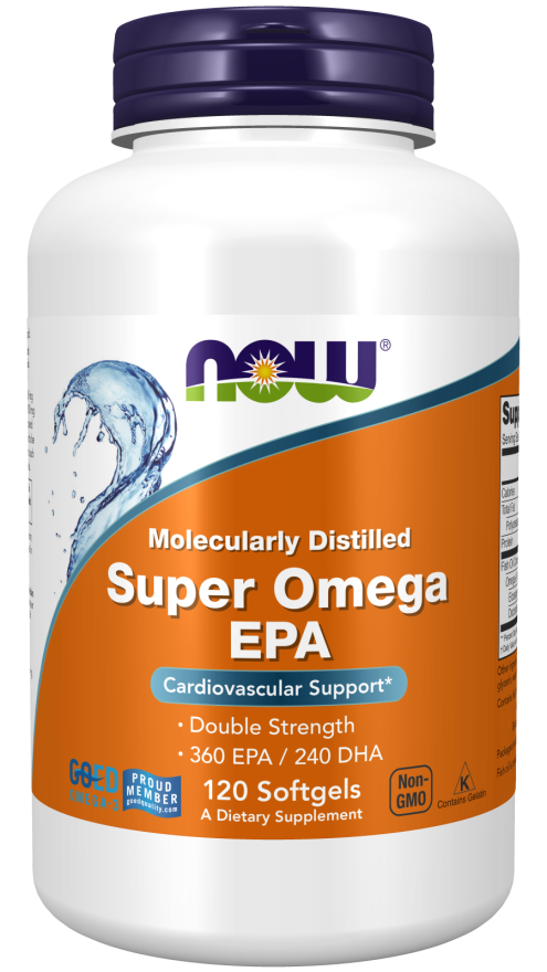 Super Omega EPA | Double Strength Softgels | NOW Supplements