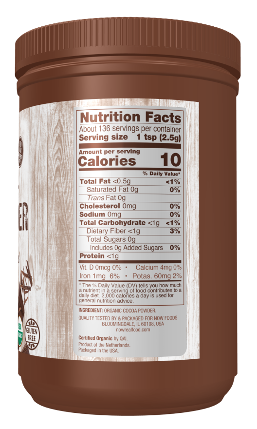 Cocoa Powder | Organic Cocoa Powder | NOW Foods