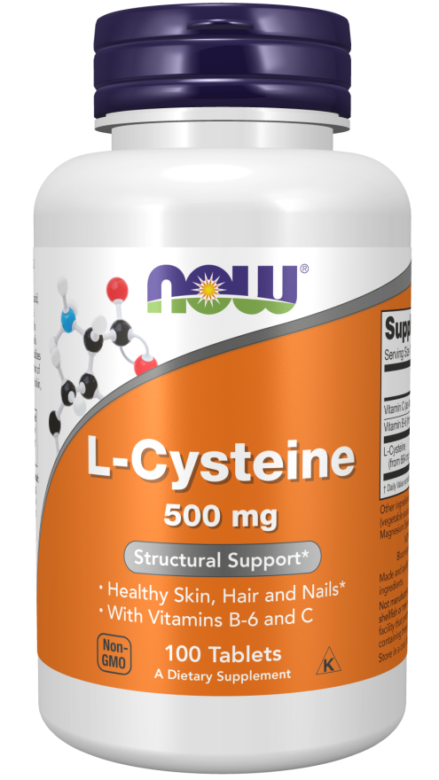 L-Cysteine | Structural Support Tablets | NOW Supplements
