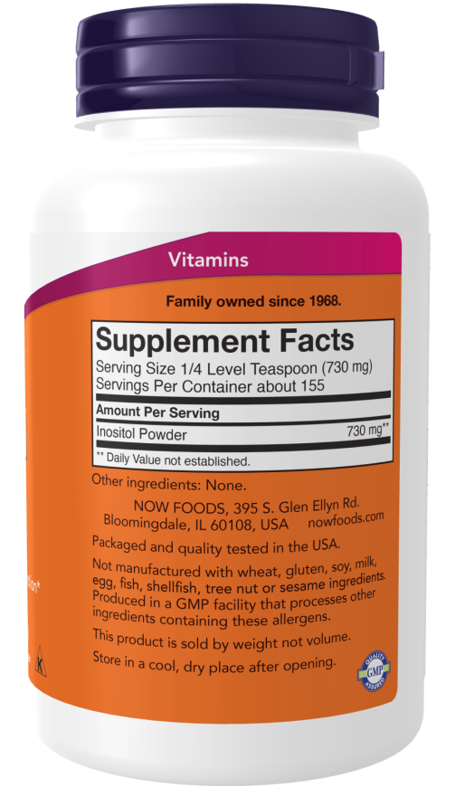 Inositol Powder | Shop Cellular Health | NOW Supplements