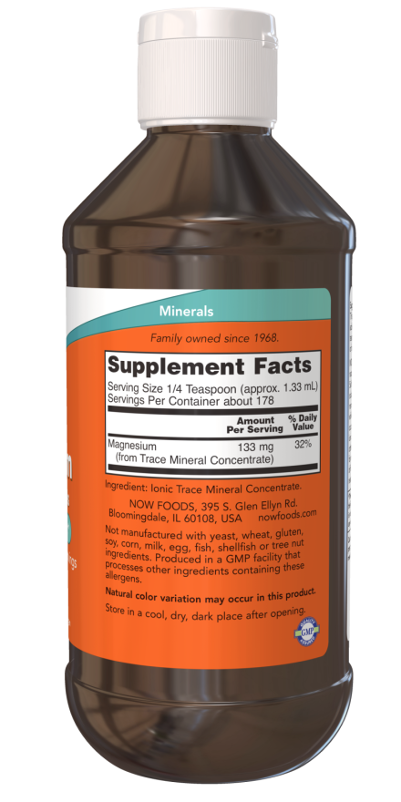 Magnesium Liquid | Nervous System Support | NOW Supplements