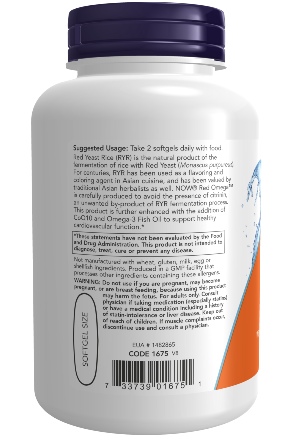 Omega Red Vitamin | Cardiovascular Support | NOW Supplements