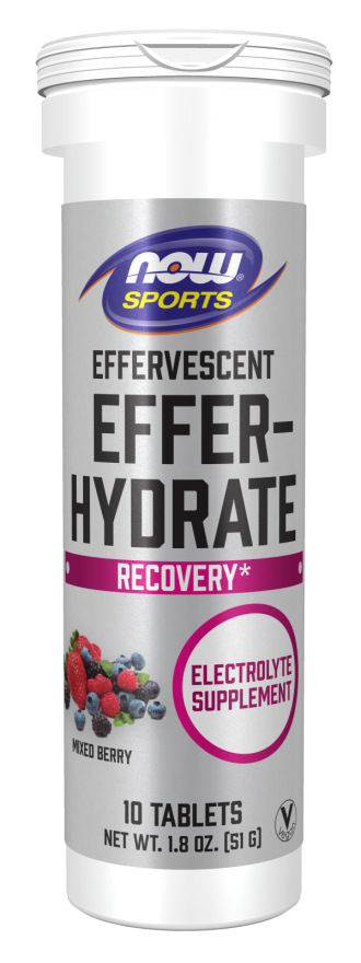 Effer-Hydrate Effervescent Mixed Berry Tablets | NOW Foods