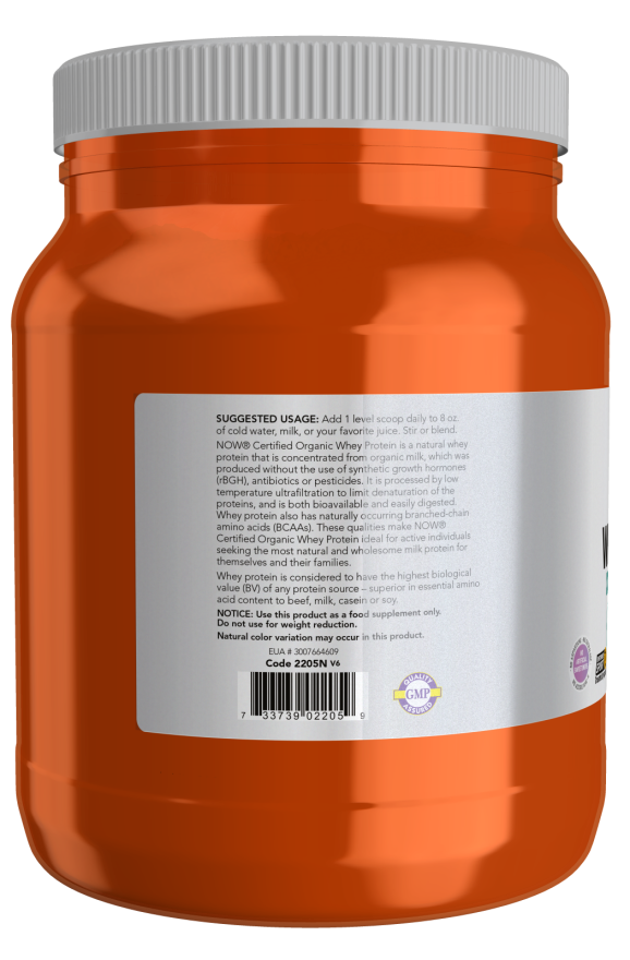Organic Whey Protein | Shop for Whey Protein | NOW Sports