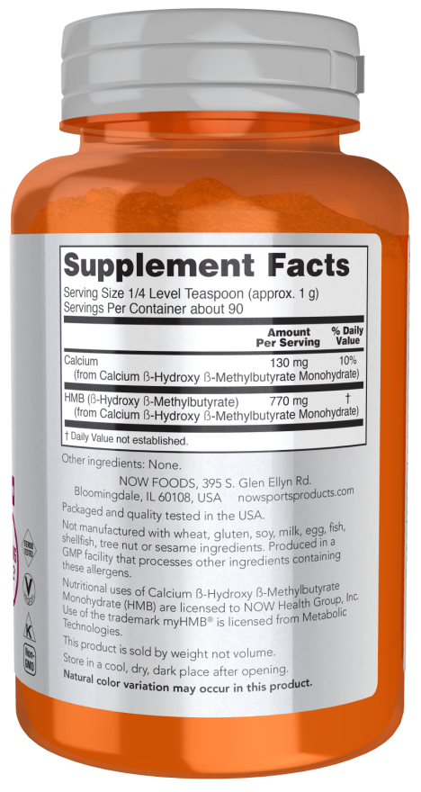 HMB Powder | HMB Supplements | NOW Foods