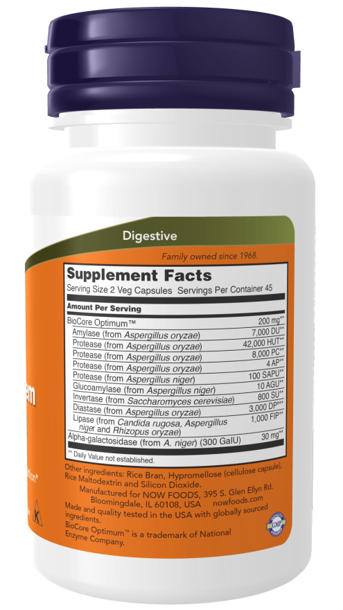 Digestive Enzyme Supplements | Shop Here | NOW Supplements