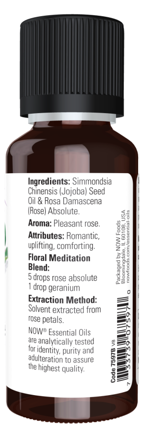 Rose Essential Oil | Shop for Rose Absolute | NOW Foods