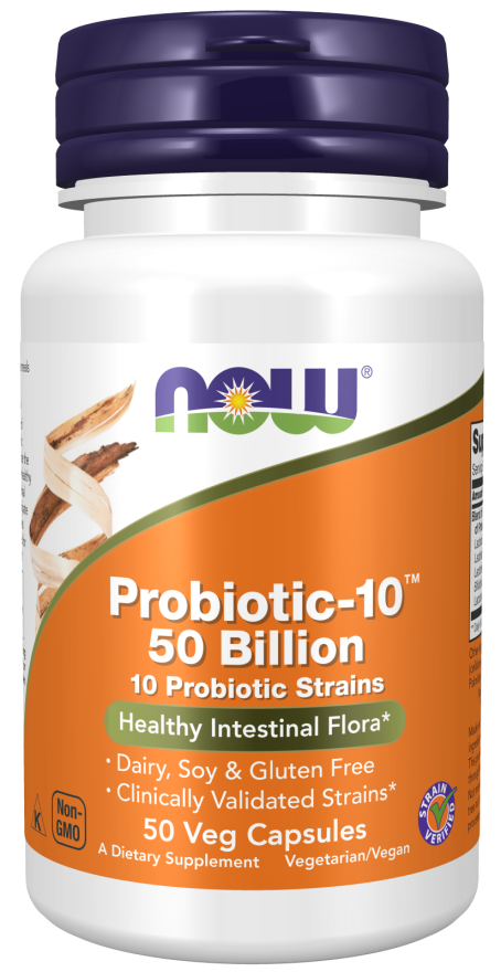 NOW Probiotics | 50 Billion Probiotic | NOW Foods