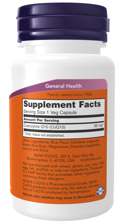 CoQ10 Supplement | Shop Capsules Here | NOW Supplements