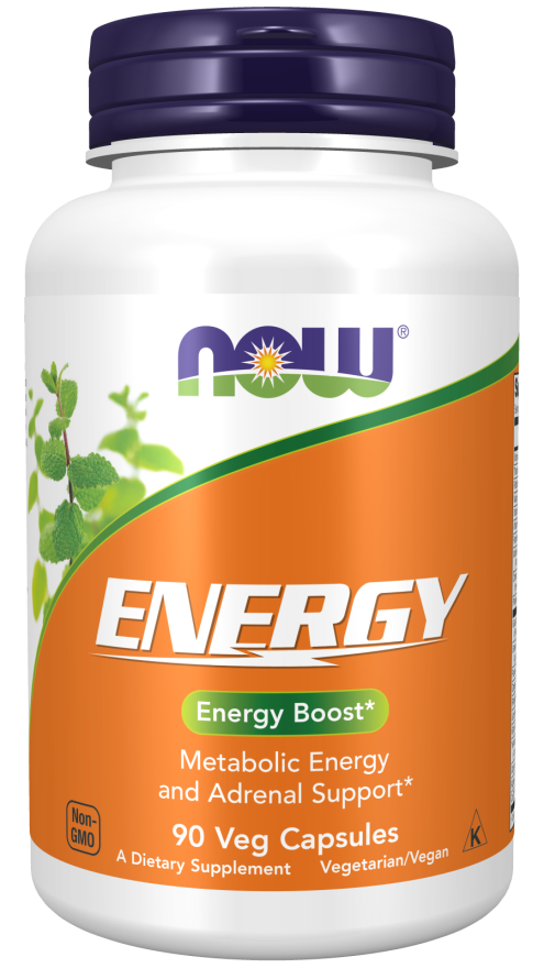 Energy Veg Capsules | Energy Boosters* | NOW Supplements