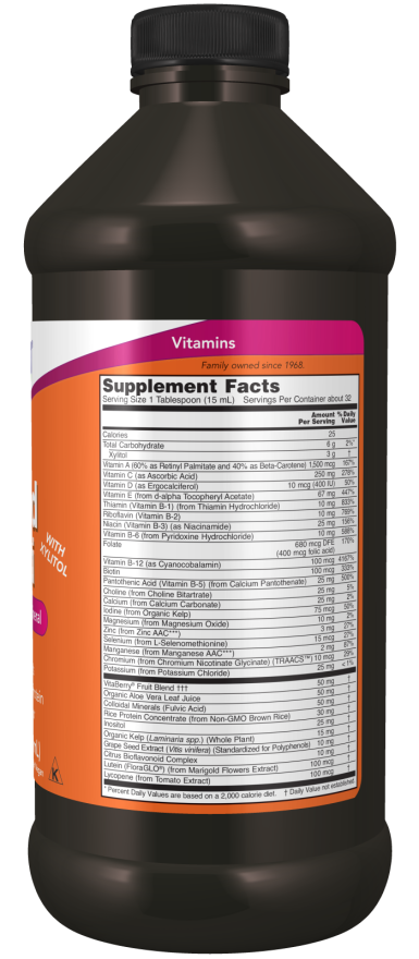 Liquid Multivitamin | Vitamins & Minerals | NOW Supplements