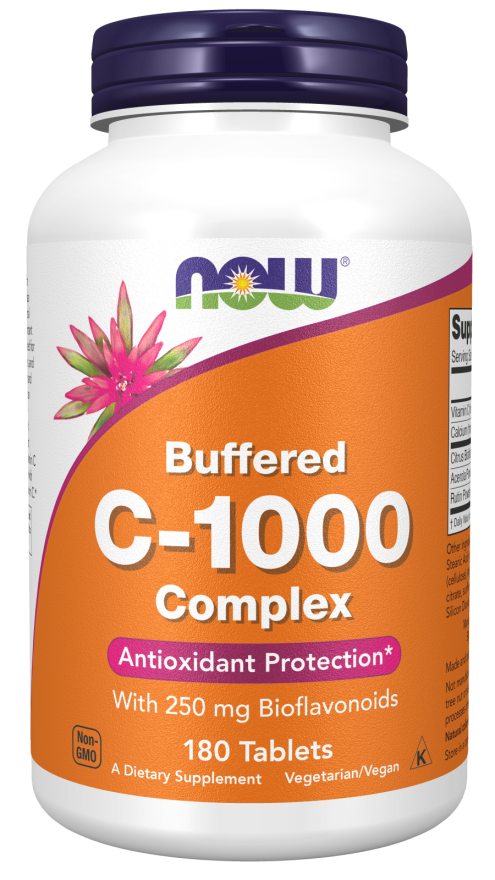 Vitamin C 1000 | Natural Buffered Tablets | NOW Supplements