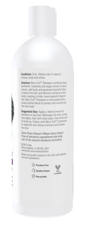 Berry Full Shampoo | Buy Online | NOW Foods