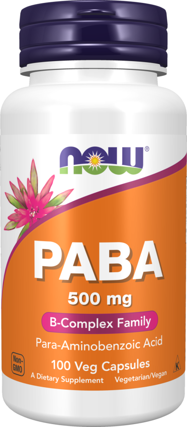PABA Capsules | Buy PABA Supplement | NOW Supplements