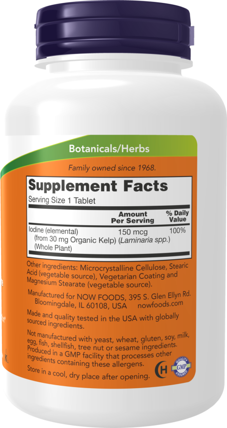 Kelp Tablets | Order Online Today | NOW Supplements