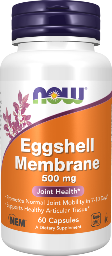 Eggshell Membrane Supplement | 500 mg Veg Capsules | NOW