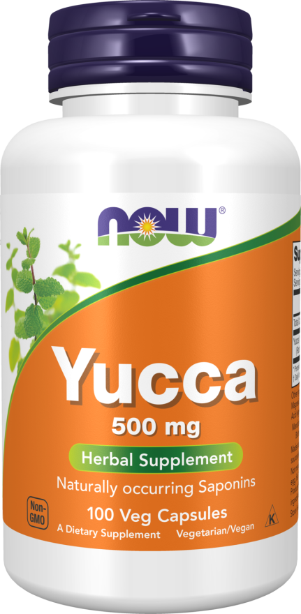 Yucca Supplement | 500 mg Capsules | NOW Supplements