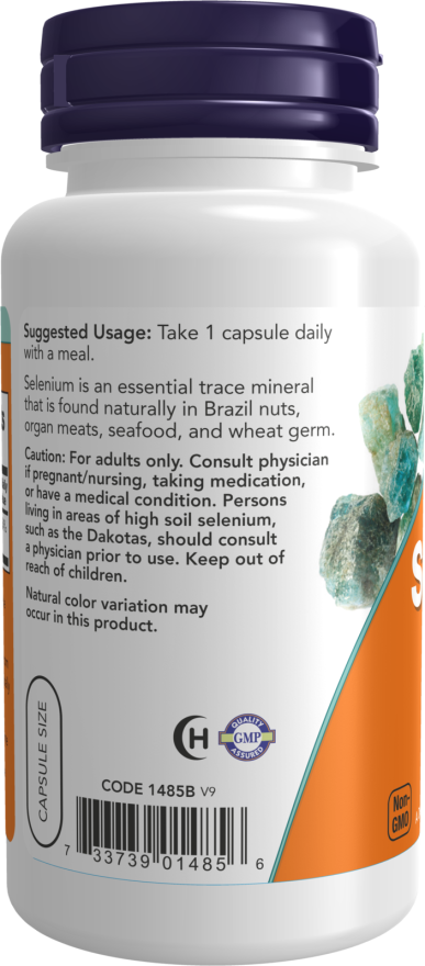 Selenium 200mcg | Selenium Capsules | NOW Selenium