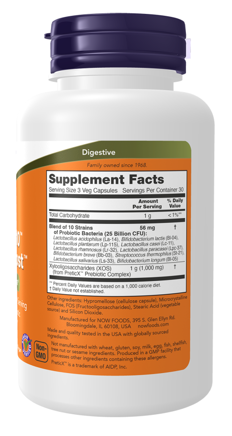 Probiotic-10 & Bifido Boost | Buy Online | NOW Supplements