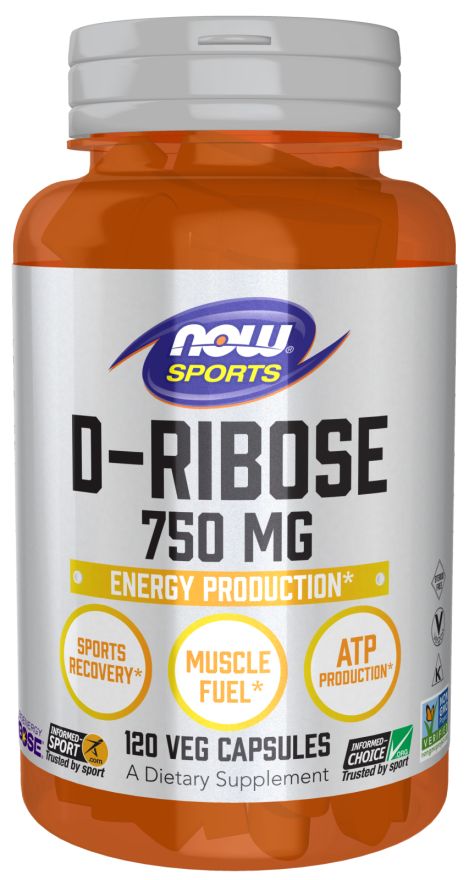 D-Ribose 750 mg Veg Capsules | NOW Foods