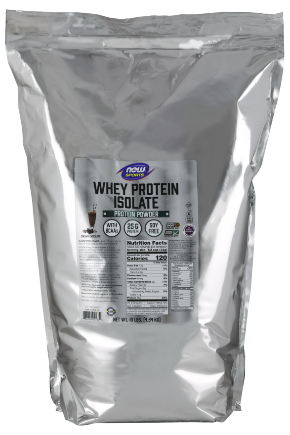 Whey Protein Isolate | Chocolate Protein Powder | NOW Foods