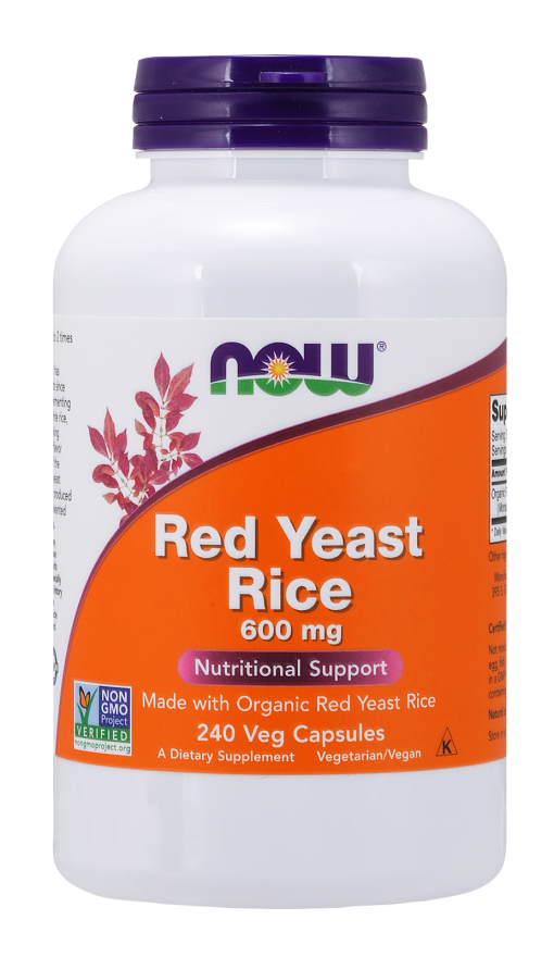 Red Yeast Rice Supplement | 600 mg Tablets | NOW