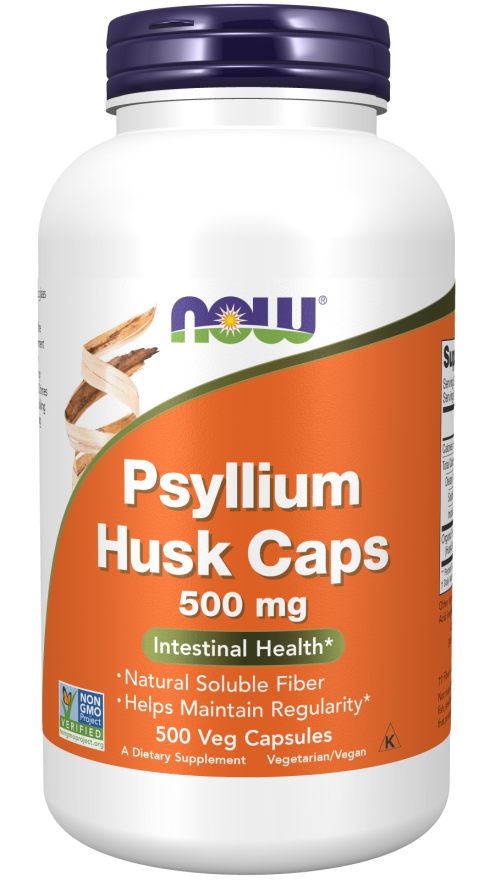 Psyllium Husk Capsules | Purchase Here | NOW Supplements