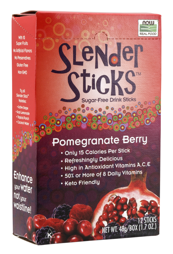 Pomegranate Berry Slender Sticks | NOW Foods