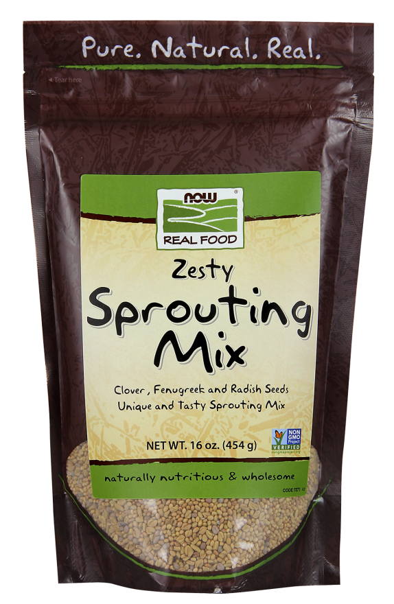 Zesty Sprouting Mix | NOW Foods