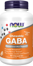 GABA Chewable Tablets | Neurotransmitter & Relaxation Support* | NOW