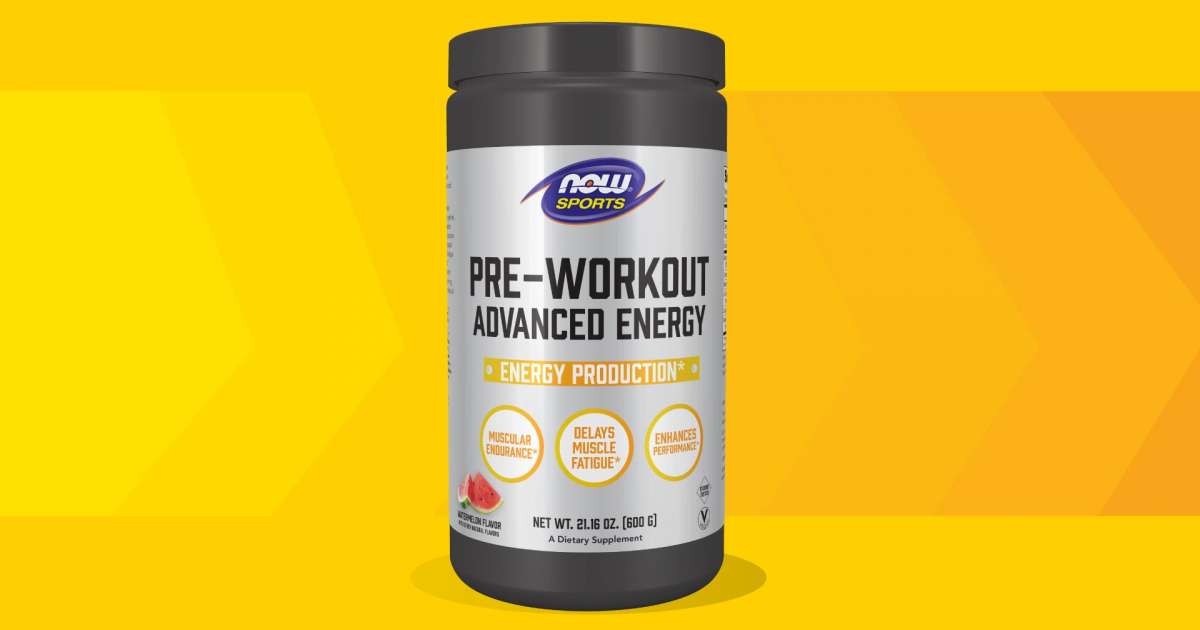 Scientifically Backed Pre-Workout Advanced Energy | NOW Foods