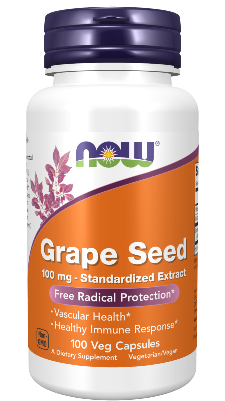 Grape Seed Extract | Free Radical Scavengers | NOW Foods