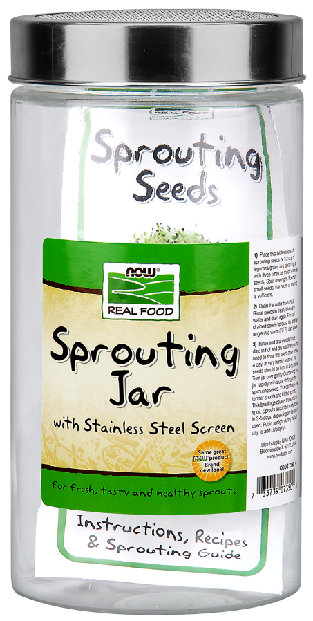 Sprouting Supplies | Sprouting: Mix, Seeds, Jar | NOW Foods